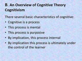 Cognitivism | PPTX