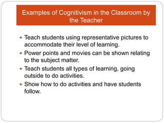 Cognitivism theory | PPTX