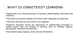 Cognitivist Theory -Ausubel and Bruner.pptx