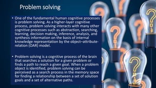 Cognitive psychology | PPT
