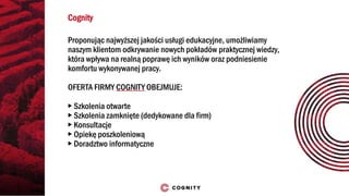 Cognity kurs Excel, kurs VBA w Excelu-skróty klawiszowe, praca w ...