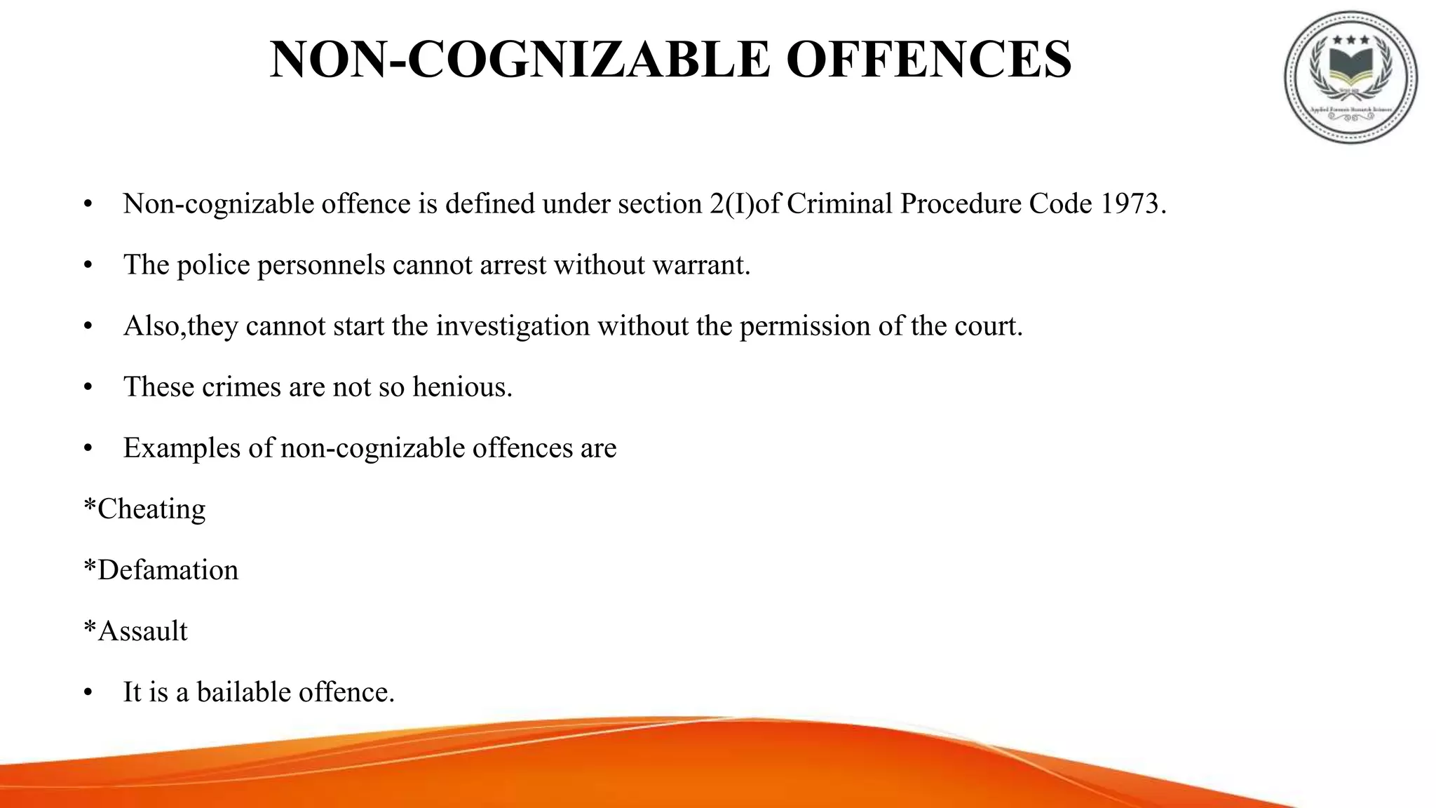 Cognizable and non-cognizable offences.pptx