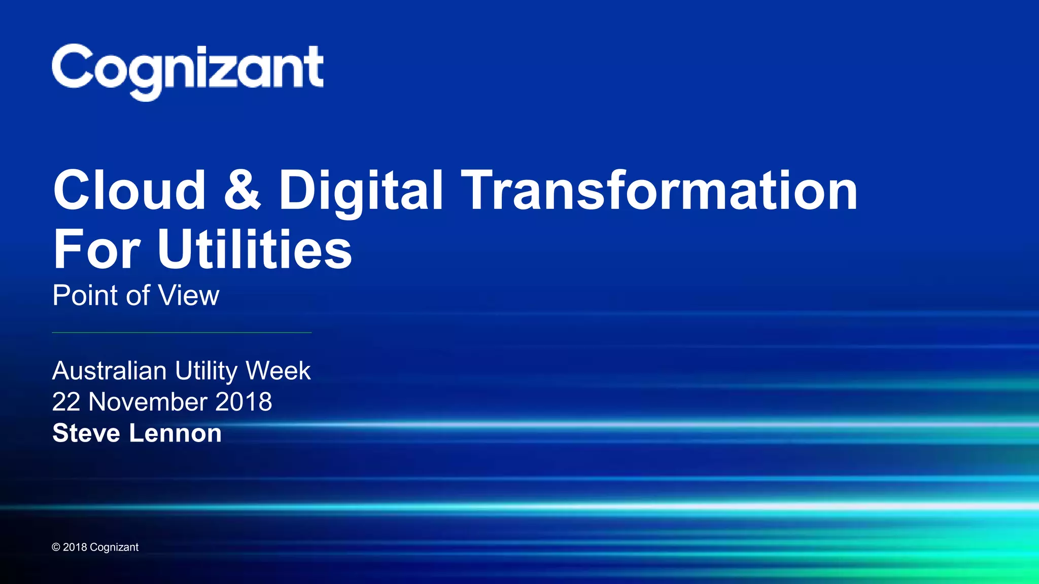 Cognizant Cloud for Utilities | PDF | Cloud Computing | Internet