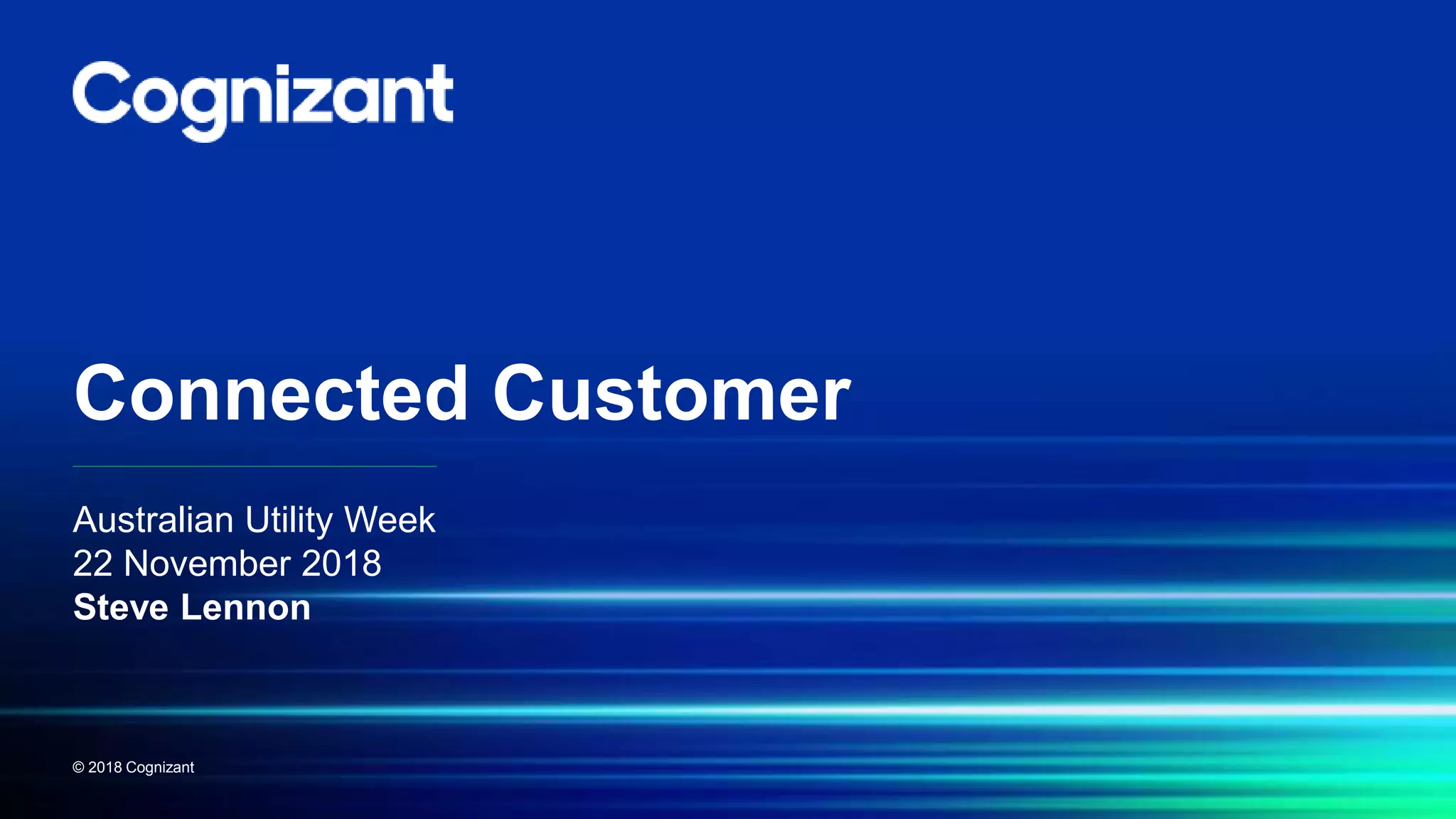 Cognizant Connected Customer for Utilities | PDF