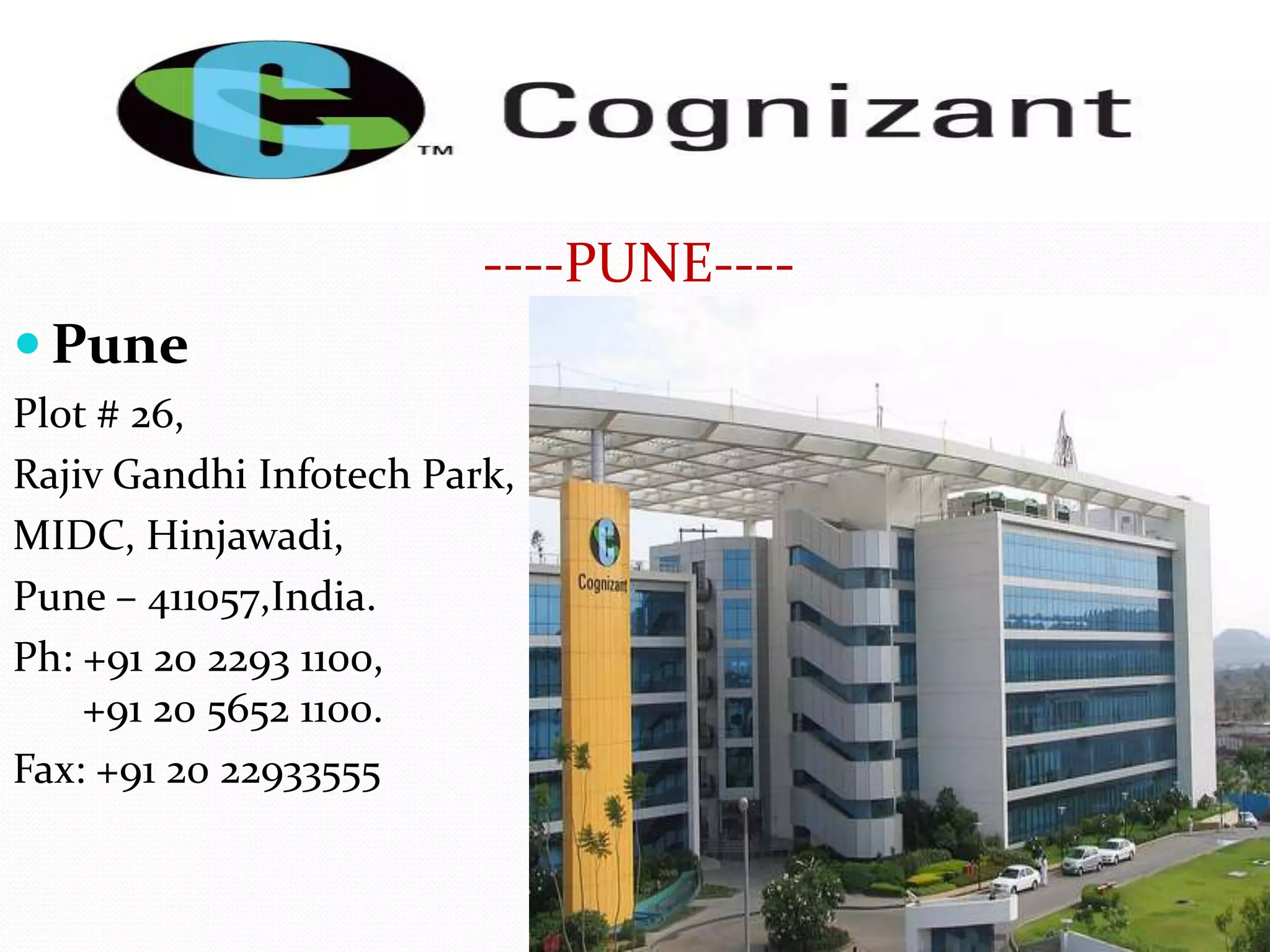 Cognizant organizational culture and structure | PPTX