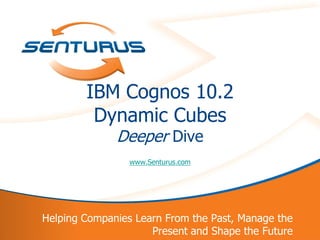 IBM Cognos 10.2 Dynamic Cubes Deeper Dive | PDF