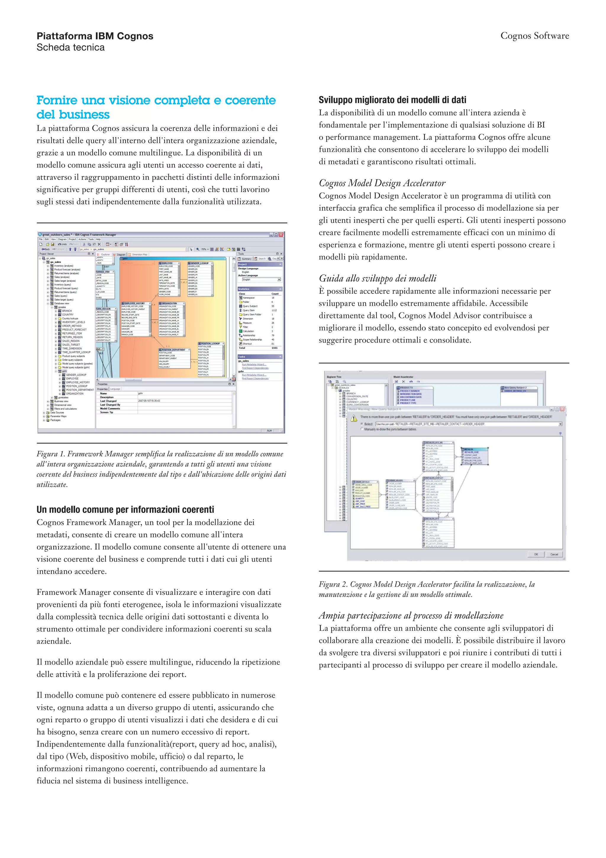 Cognos10 la piattaforma | PDF