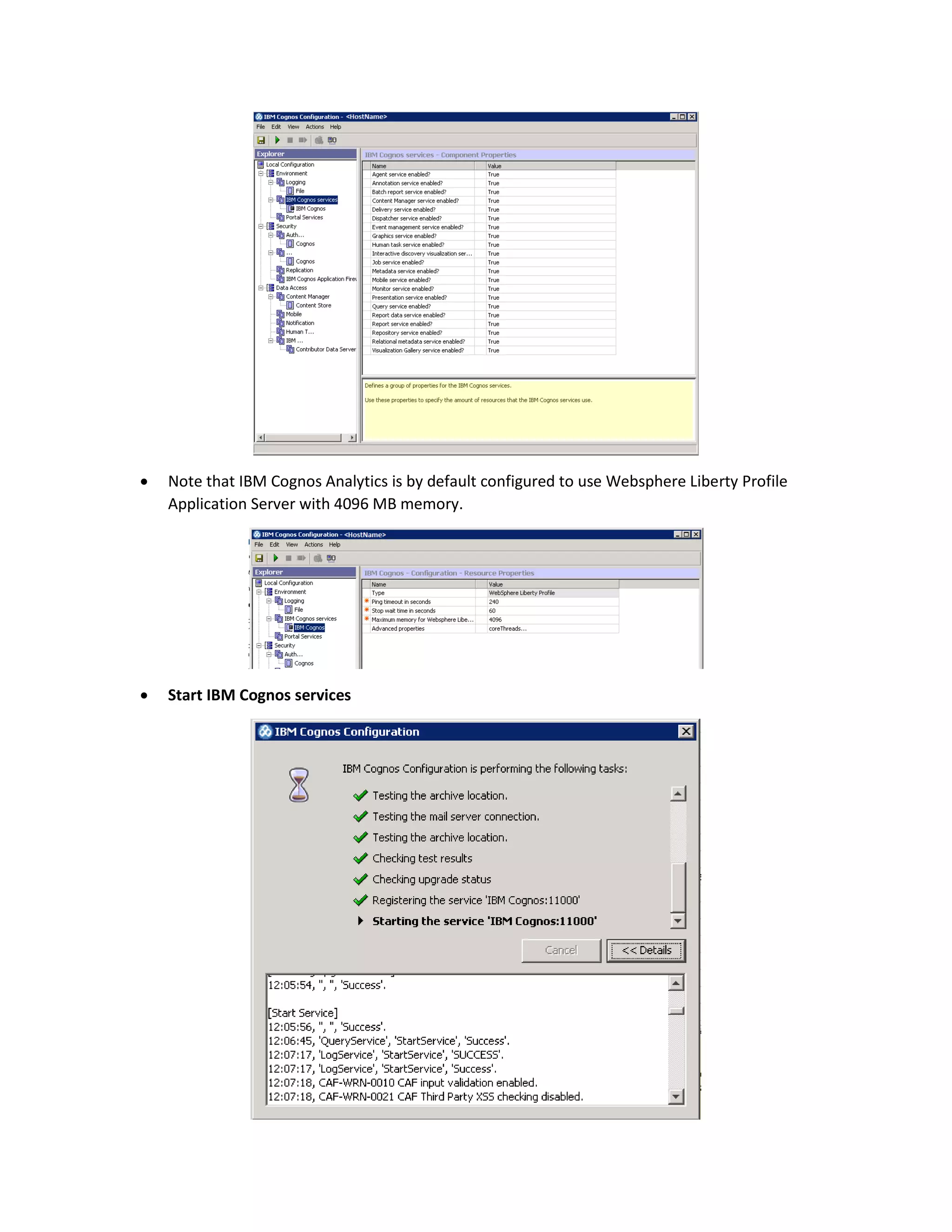 Cognos 11 installation step by step and notes | PDF