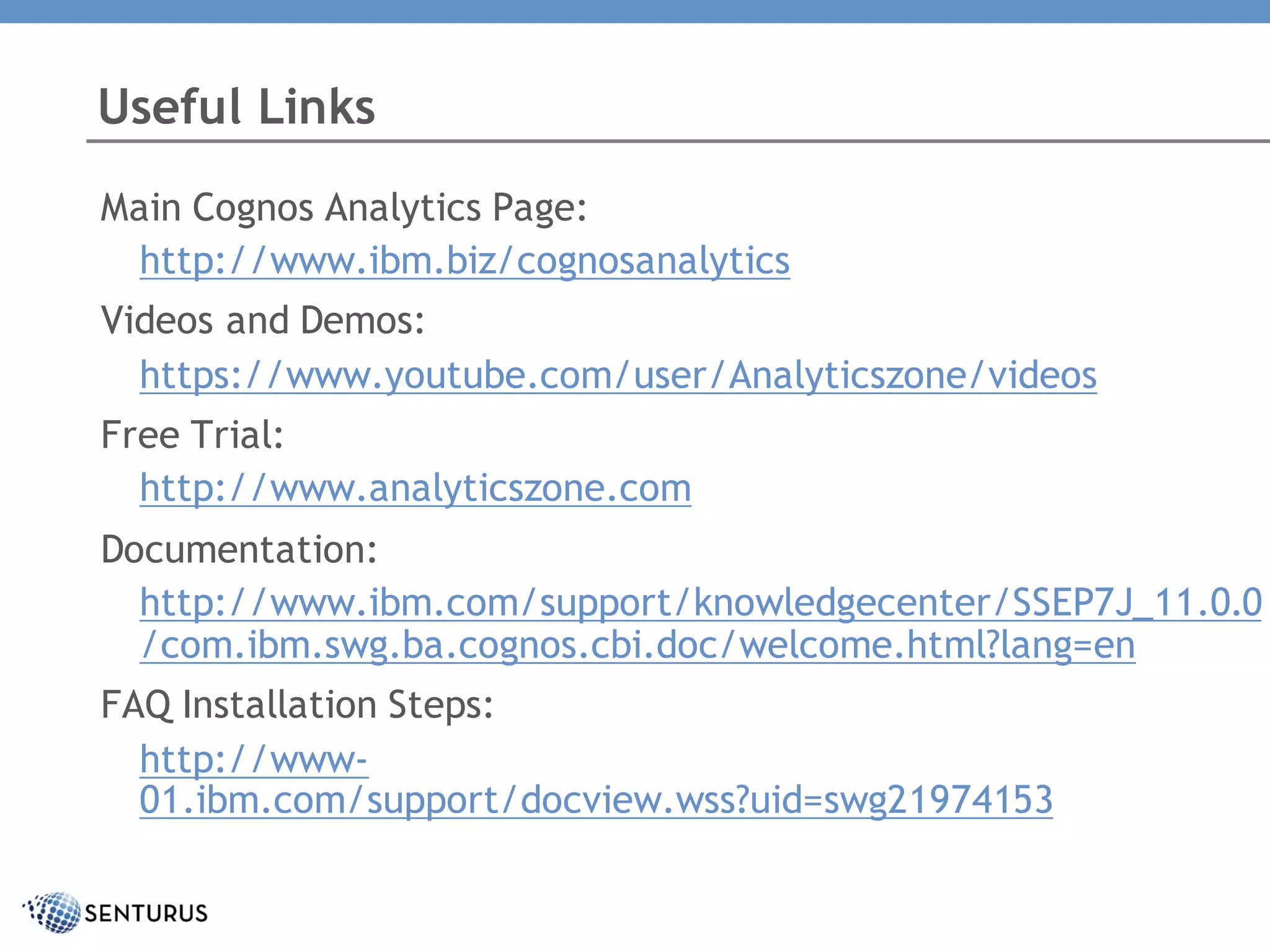 Cognos Analytics v11: A Closer Look | PDF