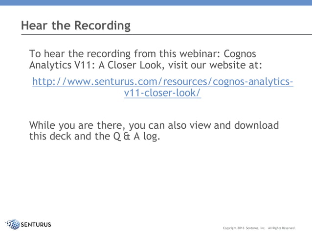 Cognos Analytics v11: A Closer Look | PDF | Cloud Computing | Internet