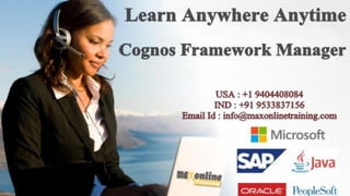Cognos framework manager | PPT | Databases | Computer Software and Applications