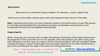 Cognos framework manager | PPT | Databases | Computer Software and Applications