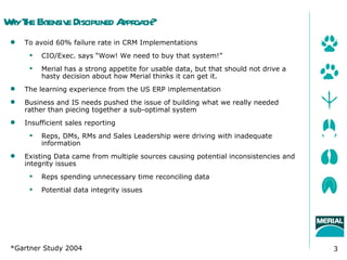 Enterprise Reporting Journey at Merial | PPT