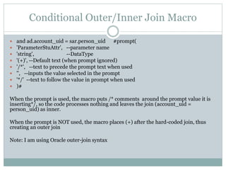 Cognos Macros: Situational Examples & Syntax | PPT