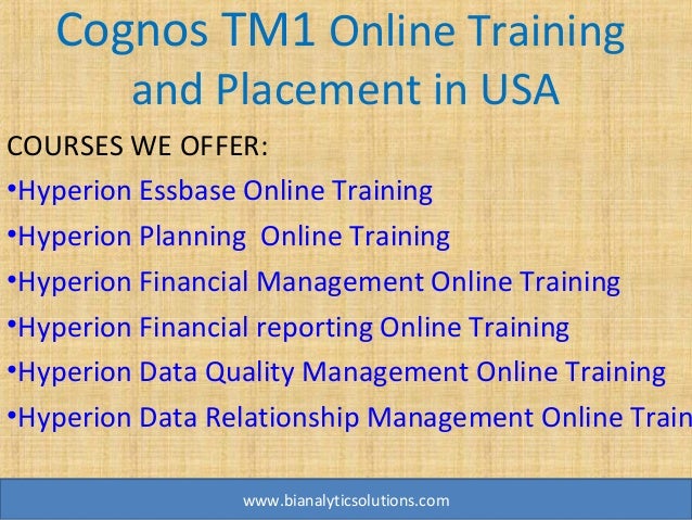Cognos online training, cognos training, ibm cognos courses