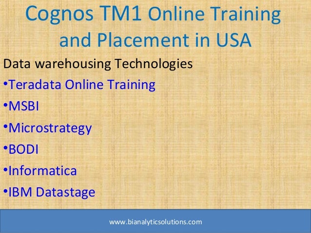Cognos online training, cognos training, ibm cognos courses