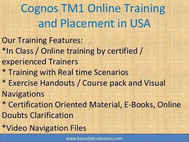 Cognos online training, cognos training, ibm cognos courses