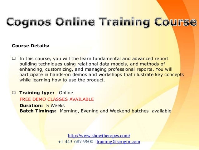 Cognos Training and Placement Program