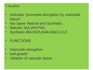 plant growth regulators | PPT