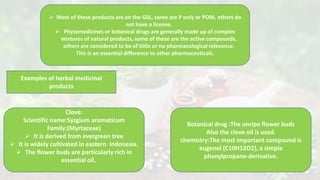 medicinal plants natural products and phytotheraphy | PPTX