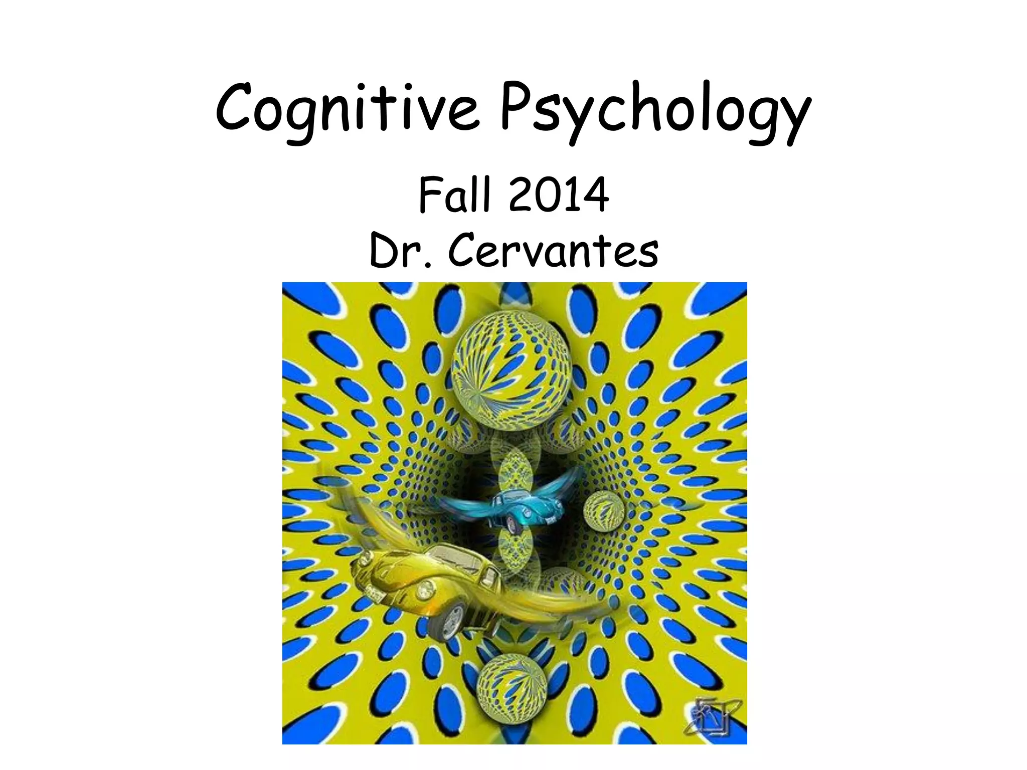 Cog psych week 1 | PDF