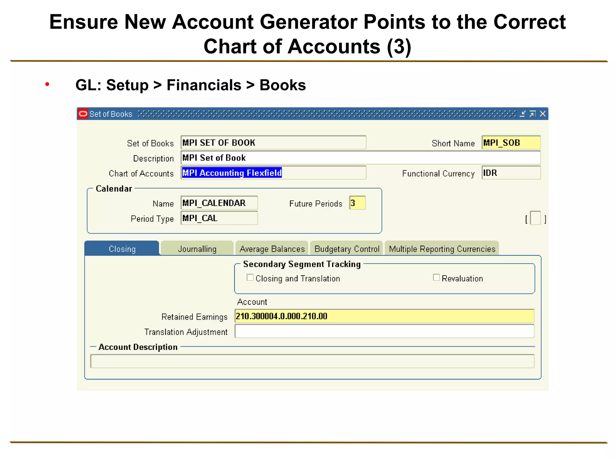 Cogs Account Generator Workflow Customization Ppt