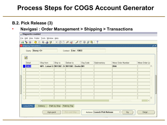 Cogs Account Generator Workflow Customization Ppt