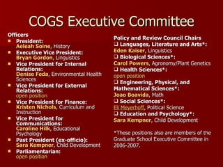 Cogs General Assembly | PPT