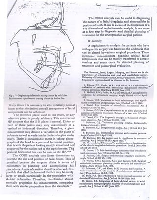 Cephalometry for orthognathic surgery COGS | PDF