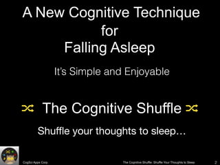 A Cognitive Technique for Falling Asleep: The Cognitive Shuffle | PDF
