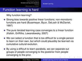 Iterated learning and the Cultural Ratchet | PDF | Technology & Computing