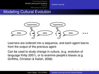 Iterated learning and the Cultural Ratchet | PDF | Technology & Computing