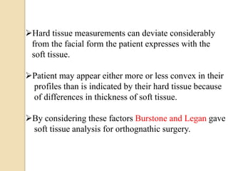 BURSTONE ANALYSIS : C.O.G.S (SOFT TISSUE) | PPTX