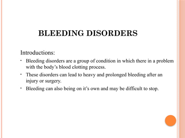 Cogualation Profile and Bleedind disorder.pptx