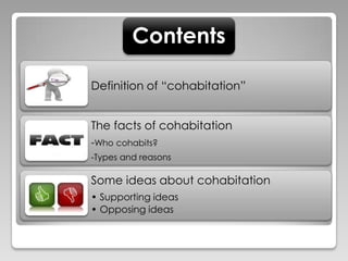 Cohabitation | PPT