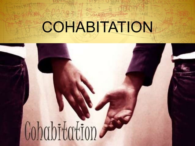 Cohabitation | PPT