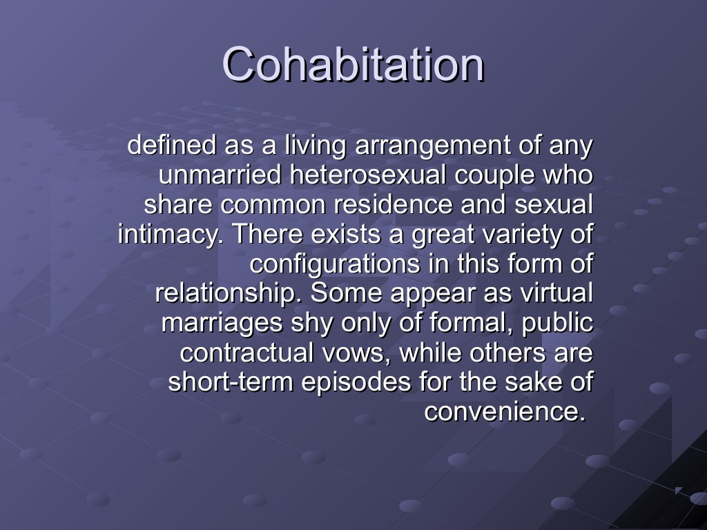 Cohabitation