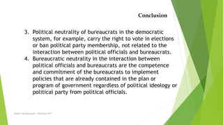Implementing Complementary Model in Indonesian Bureaucracy | PPT