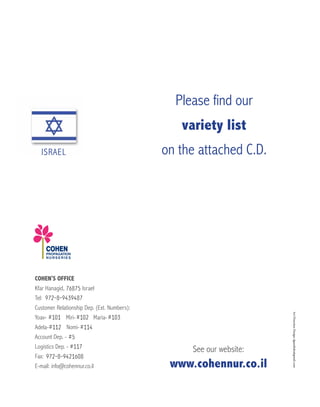 Cohen catalogue | PDF | Gardening | Home & Garden