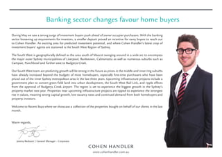 Recent Buys by Cohen Handler | PPT