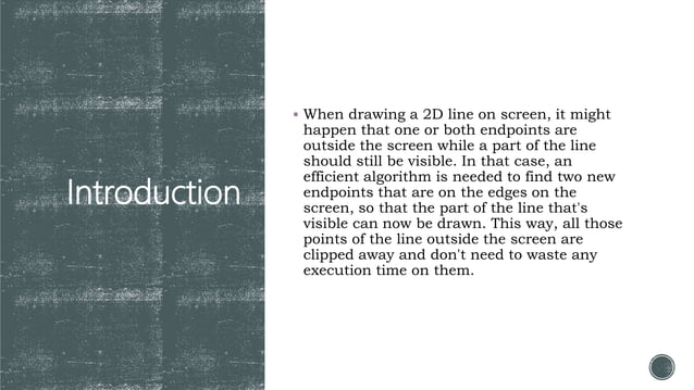 Cohen Sutherland Line Clipping Algorithm Pptx Computing
