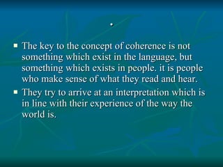 Coherence | PPT