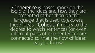 Coherence | PPTX