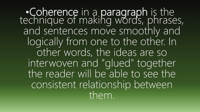 Coherence | PPTX | Programming Languages | Computing