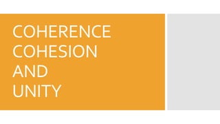 Coherence | PPTX | Travel