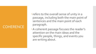 Coherence | PPTX