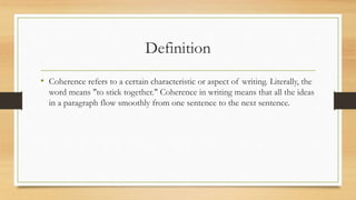 Coherence | PPT