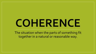 COHERENCE english vocabulary in grade 7.pptx
