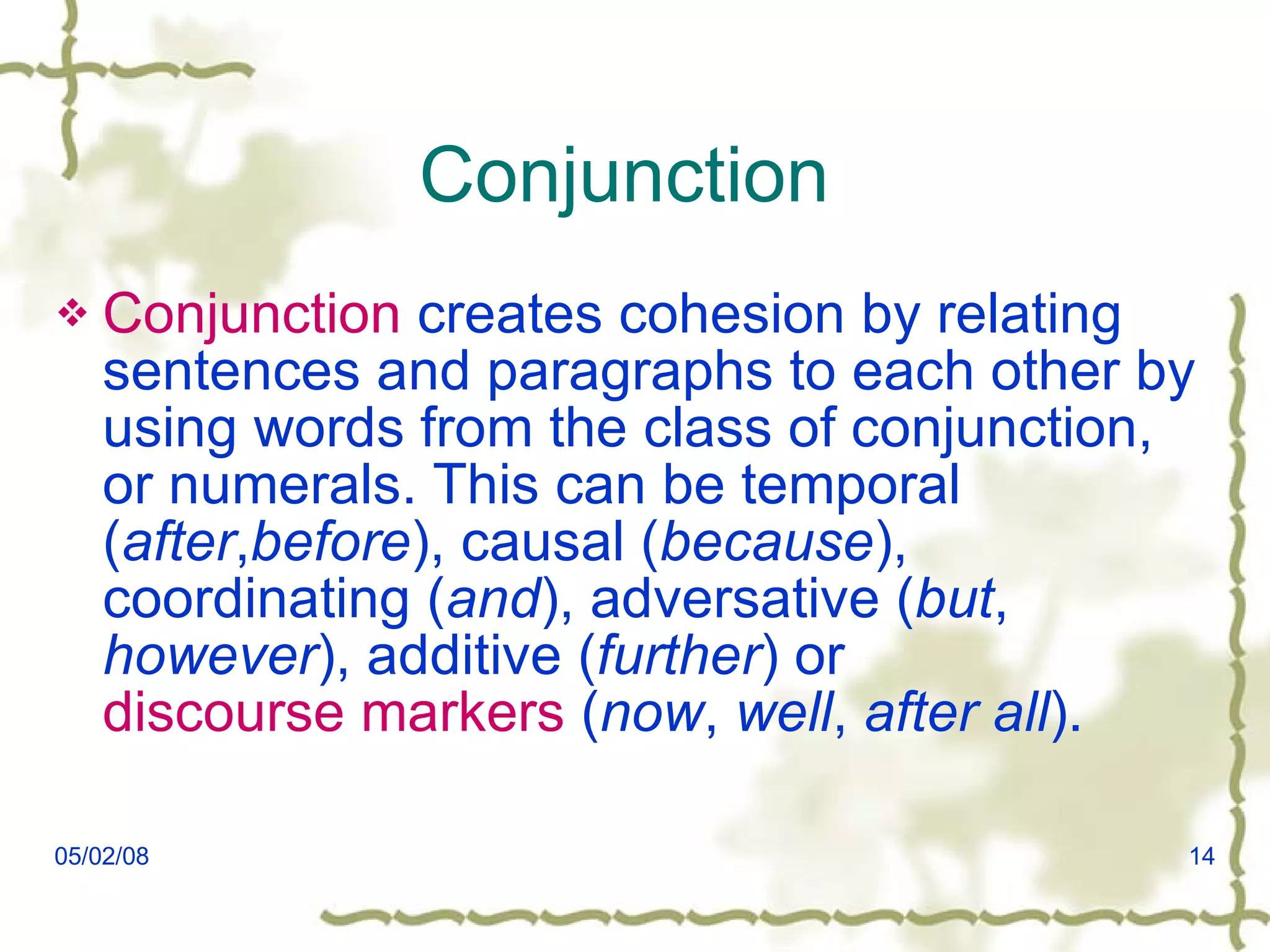 Coherence And Cohesion | PPT