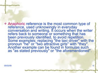 Coherence And Cohesion | PPT